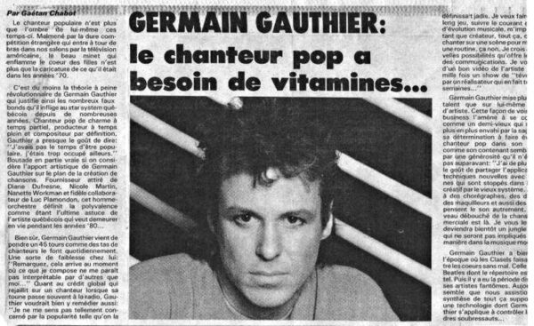 Germain Gauthier 1950 2025 - FamilleRock.Com